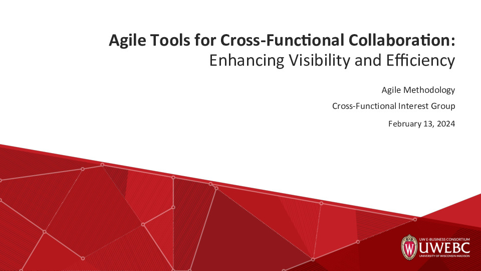 IMIG2402 Agile Tools for Cross-Functional Collaboration: Enhancing ...